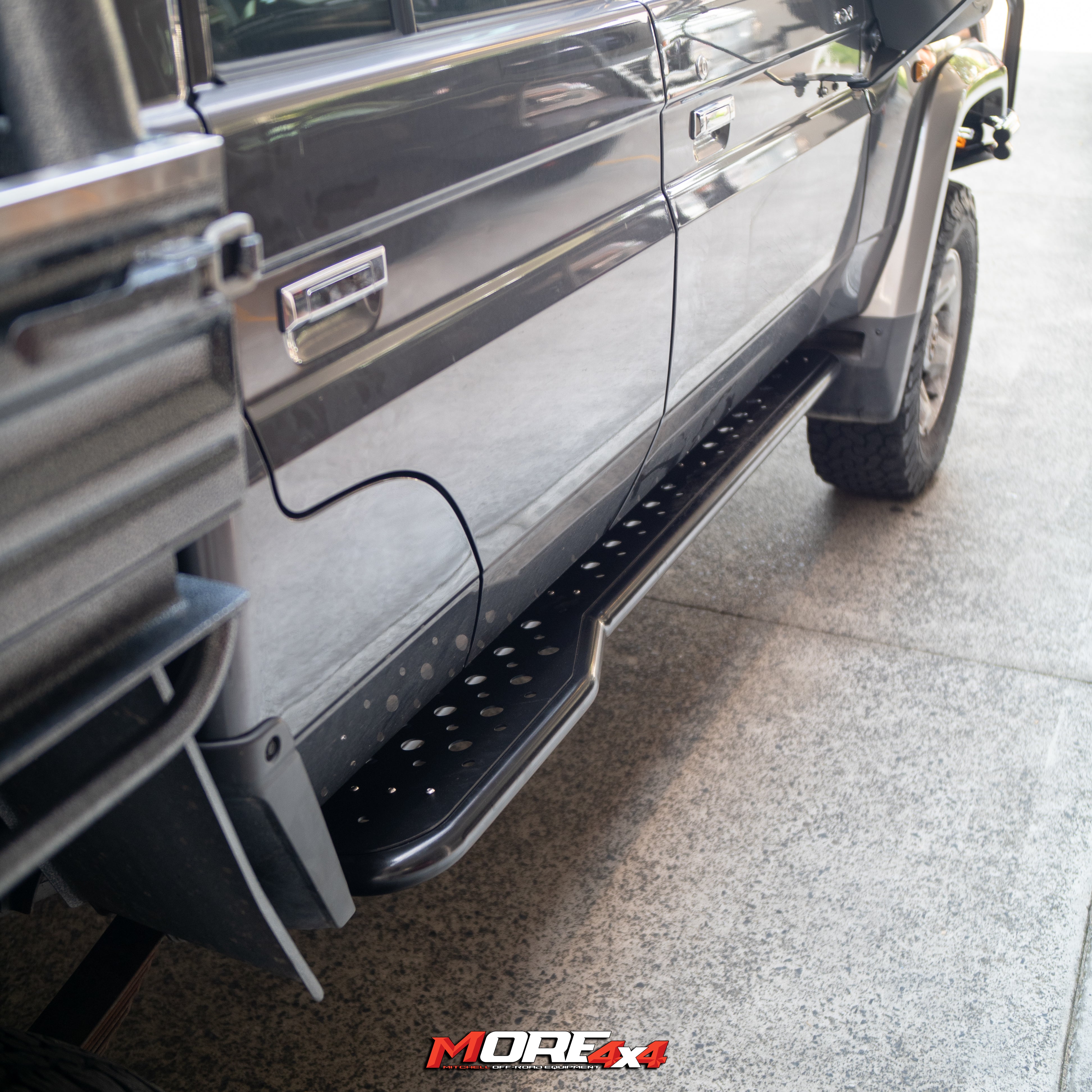 RASLARR - Rock Sliders / Side Steps - To Suit 79, 78 & 76 Series – MORE 4x4