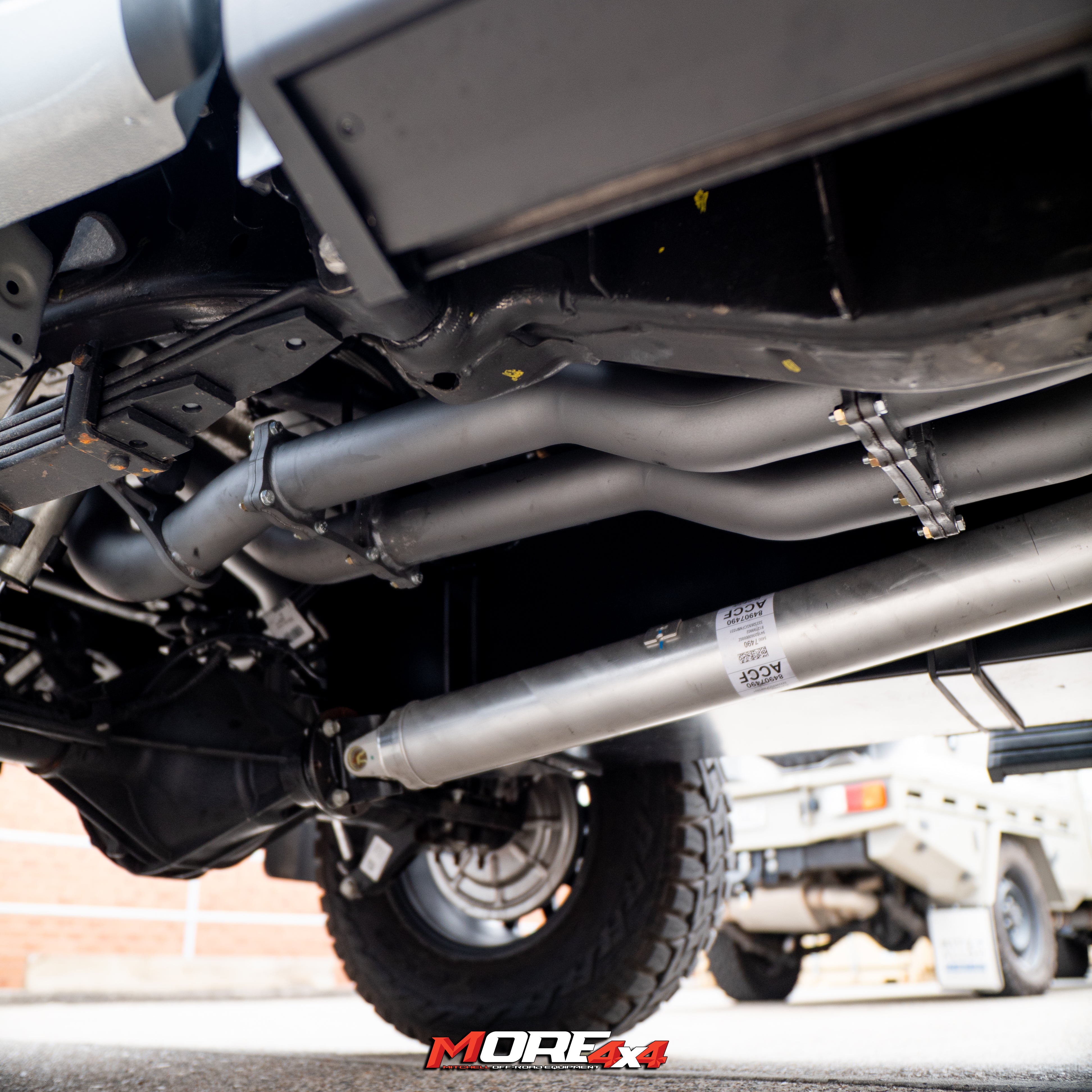 REDBACK - Catback Exhaust System + Straight Pipe - Suits 1500 SILVERAD ...