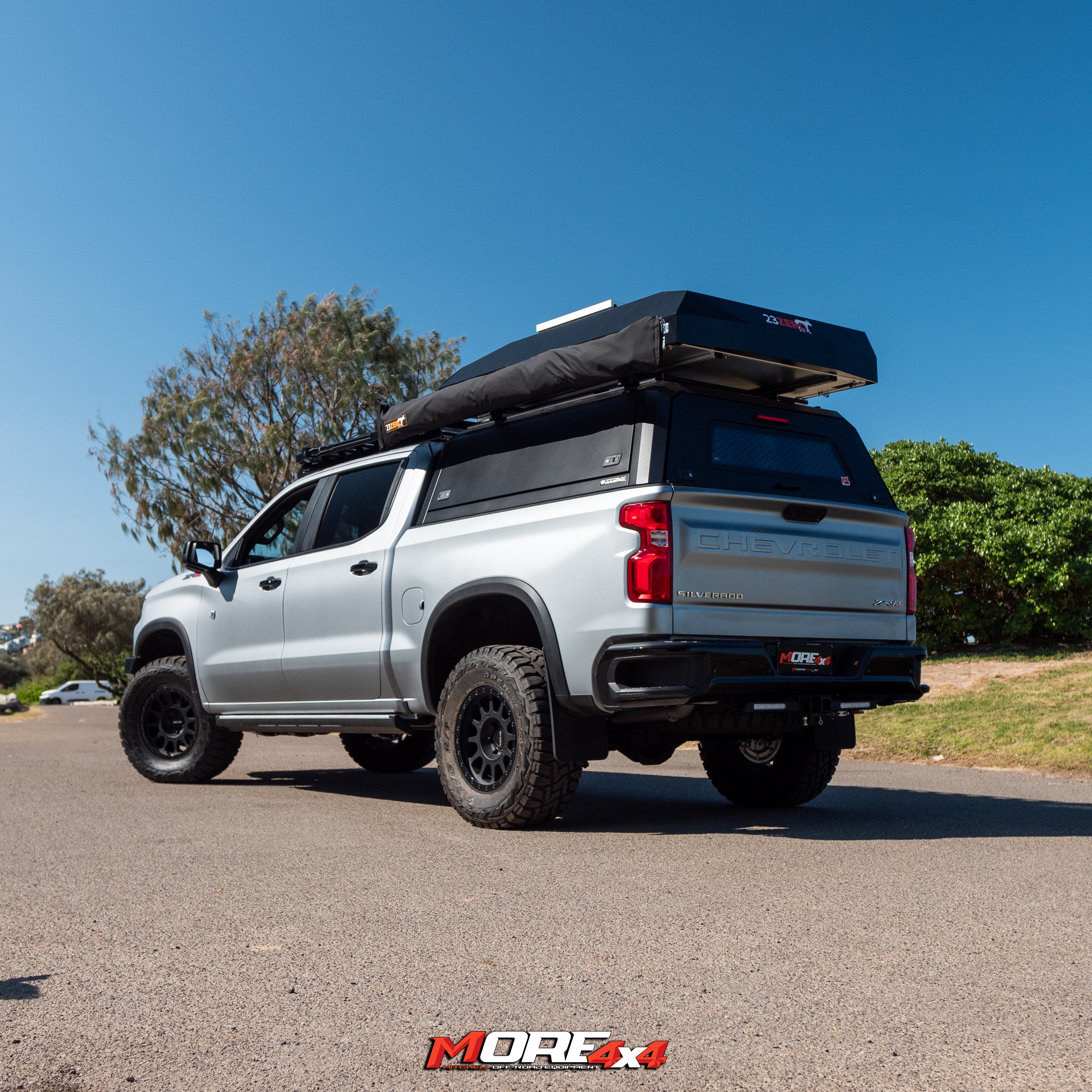 BODYLINE - Black Titan Hybrid Canopy - To Suit Silverado 1500 – MORE 4x4