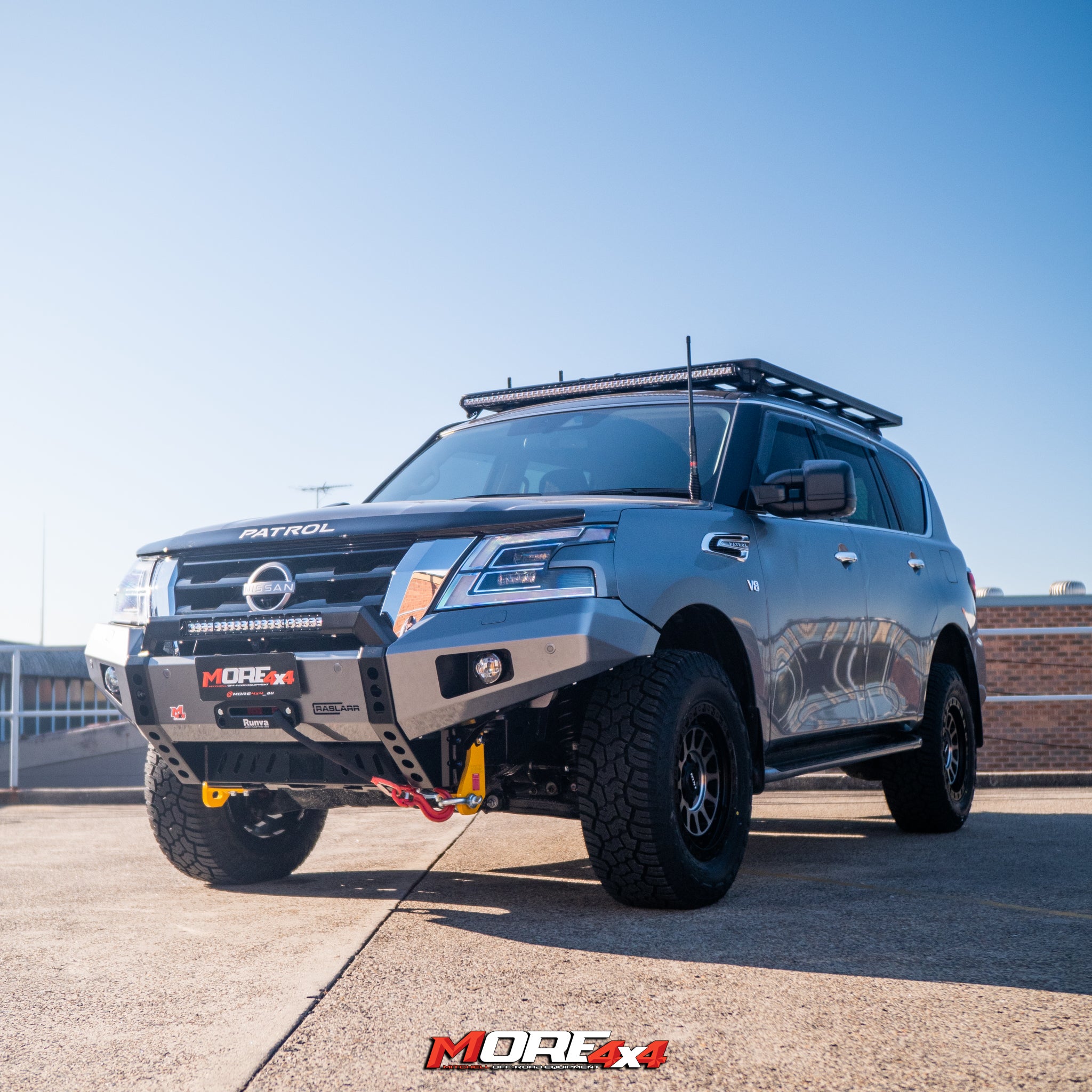 Raslarr Bullbar - Y62 Series 5 with Loop, with recovery points – MORE 4x4